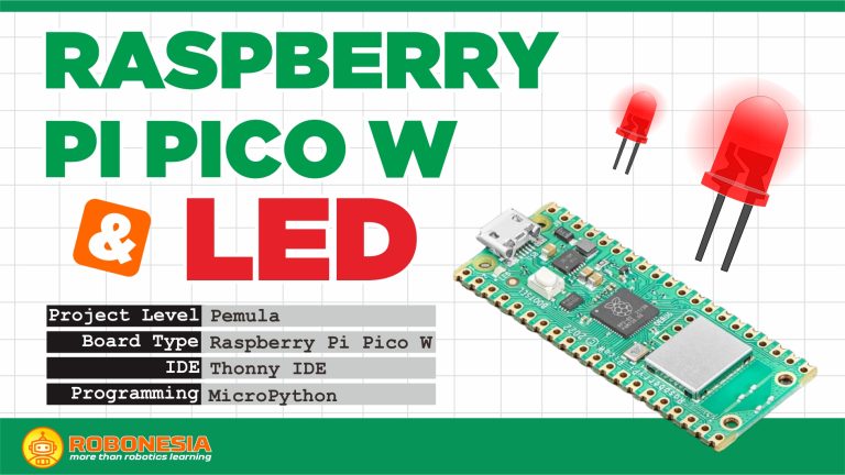 Raspi pico #1 | Mengendalikan Nyala LED – Robonesia